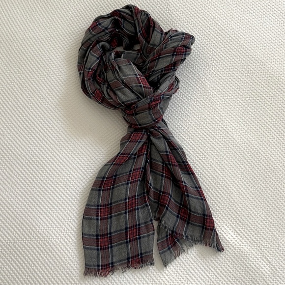 J. Crew | Accessories | J Crew Plaid Scarf | Poshmark